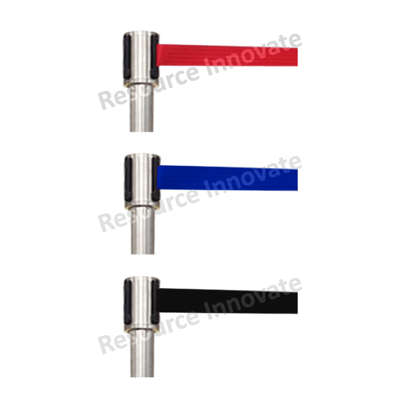 RETRACTABLE BELT STAINLESS STEEL QUEUE POLE | RESOURCE INNOVATE PTE LTD