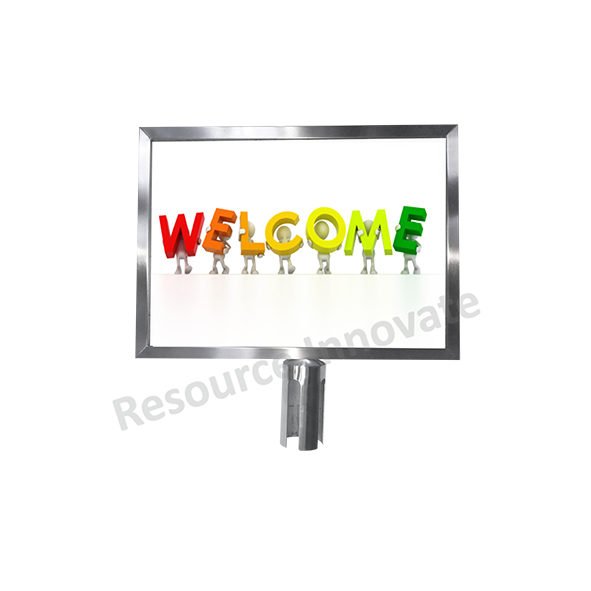 STAINLESS STEEL Q-DISPLAY FRAME | RESOURCE INNOVATE PTE LTD