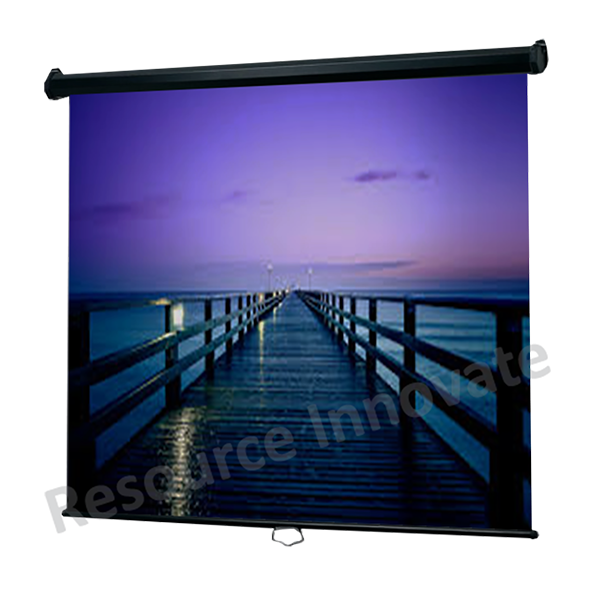 MANUAL PULL DOWN PROJECTION SCREEN | RESOURCE INNOVATE PTE LTD