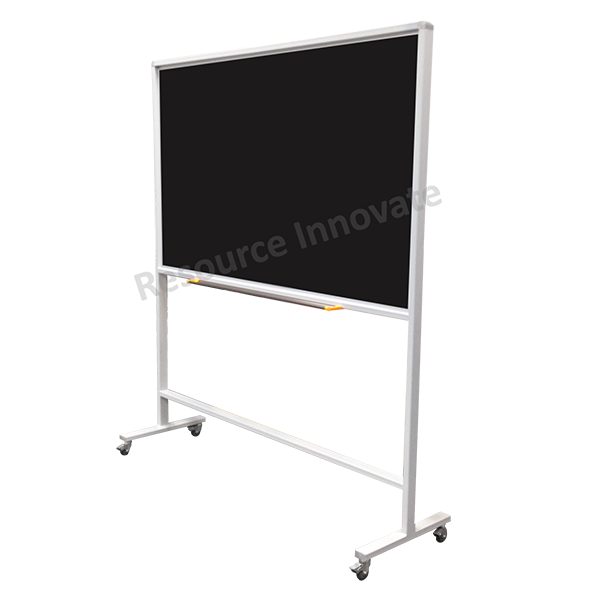MOBILE MAGNETIC CHALKBOARD - MILD STEEL STAND | RESOURCE INNOVATE PTE LTD