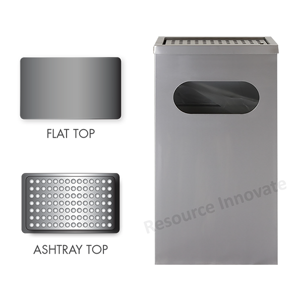 STAINLESS STEEL RECTANGULAR BIN - SRT252361 | RESOURCE INNOVATE PTE LTD